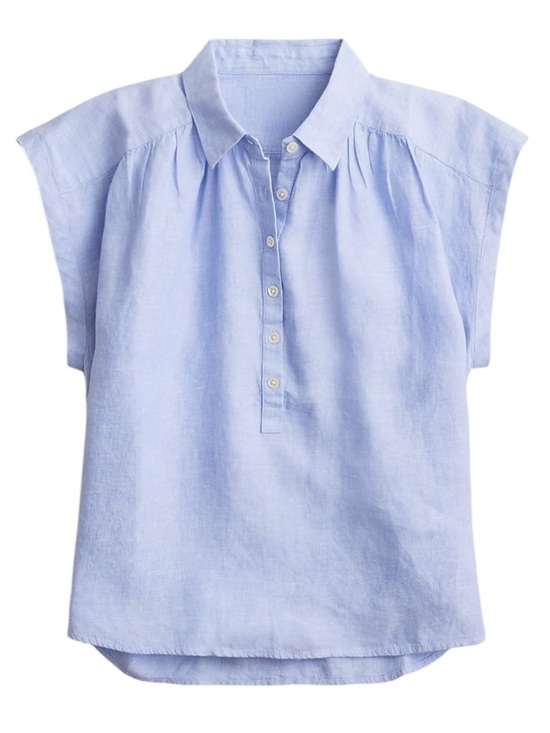J. Crew | Tops | J Crew New Capitaine Shirt Baird Mcnutt Irish Linen ...